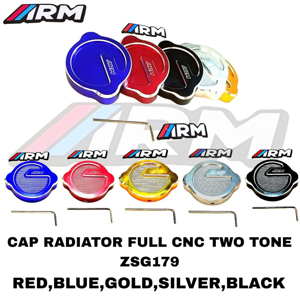 Jual Cap Radiator / Tutup Radiator ARM Full CNC Universal untuk Semua ...