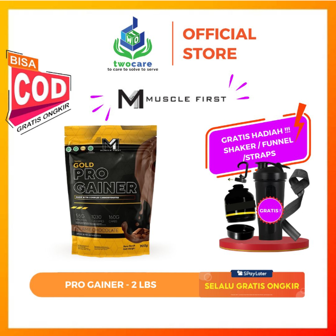 Jual Muscle First Pro gainer 2lb Menambah Berat Badan Bulking M1 Pro ...