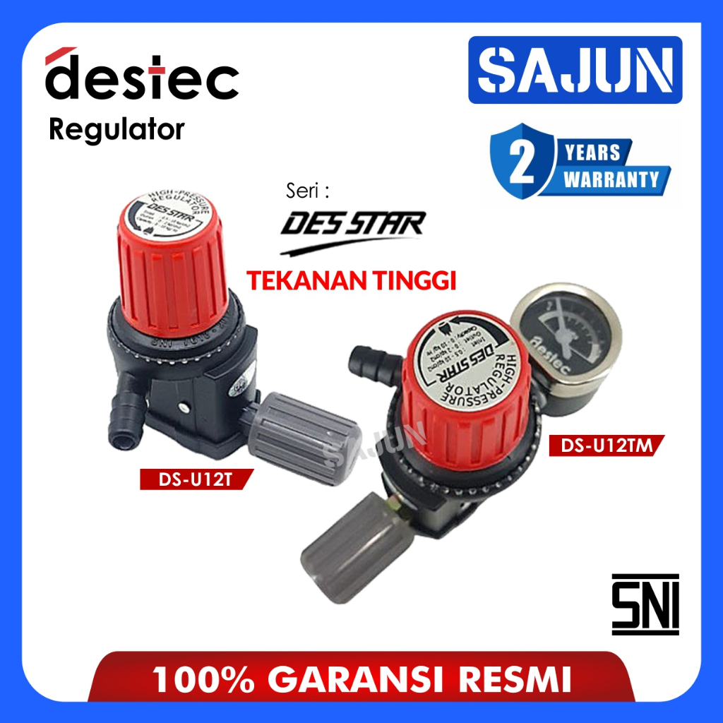 Jual Destec Desstar DS-U12T / DS-U12TM Regulator Gas Tekanan Tinggi ...