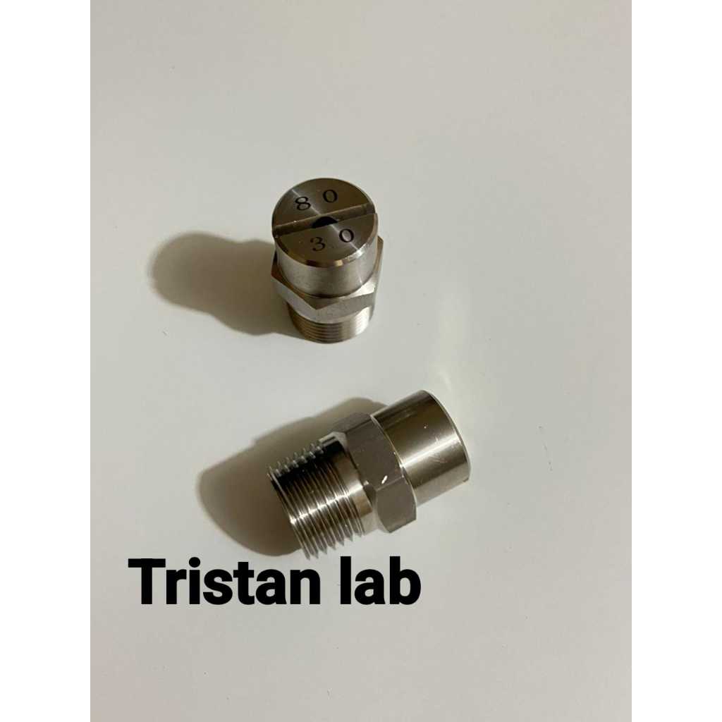 Jual NOZZLE ( 1/2" 8030 ) SPRAY VEE JET 1/2" 80 Derajat Type 8030 ...