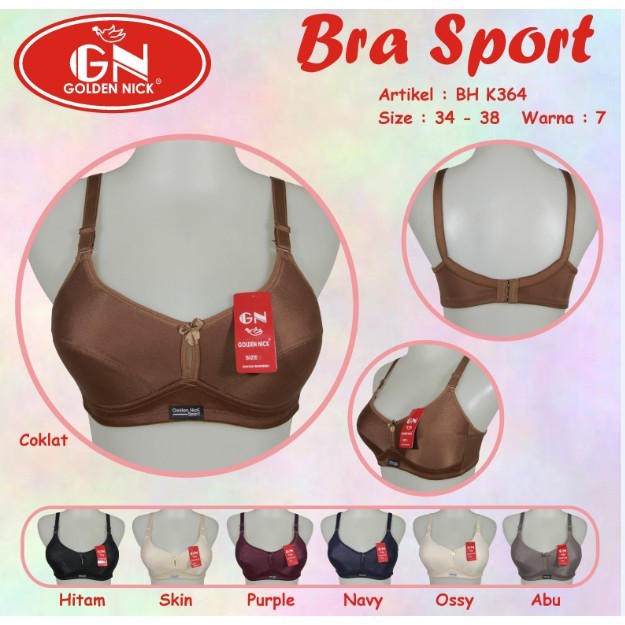 Jual Golden Nick - Sport Bra BEST SELLER Bh Tanpa Kawat Bh Busa Tipis Bh Murah Bh Dewasa Bh Cup ...