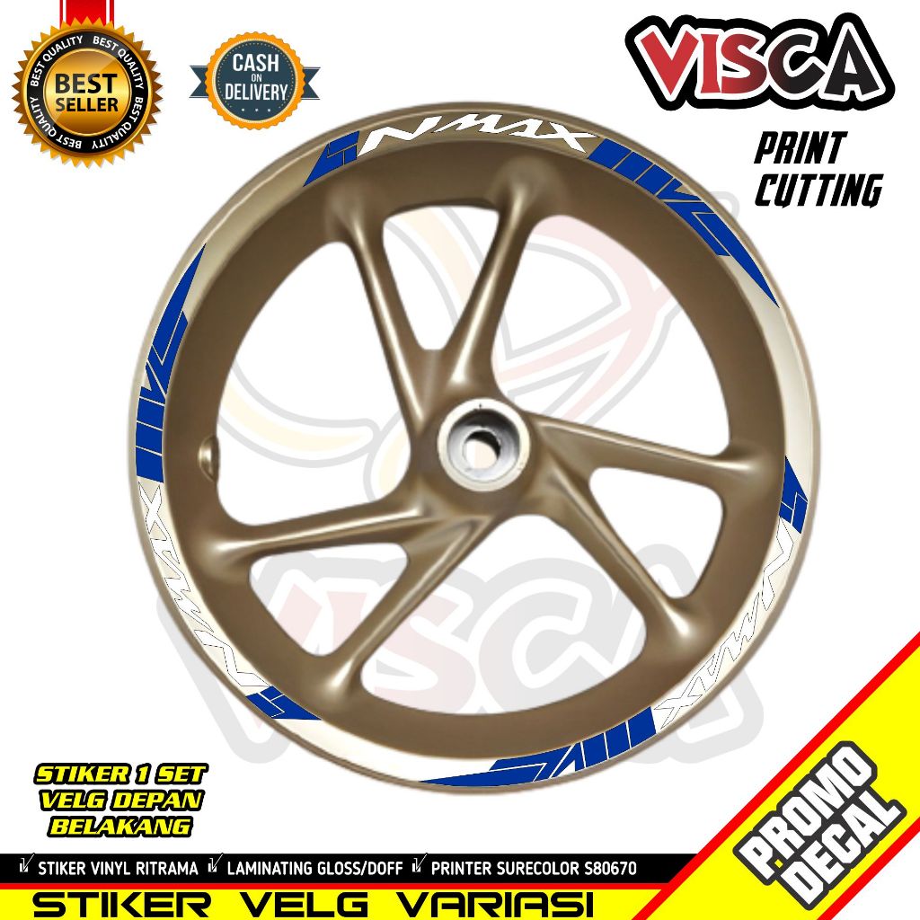 Jual Stiker Velg List Velg Motor Stiker Velg Nmax Motif Abstrack ...