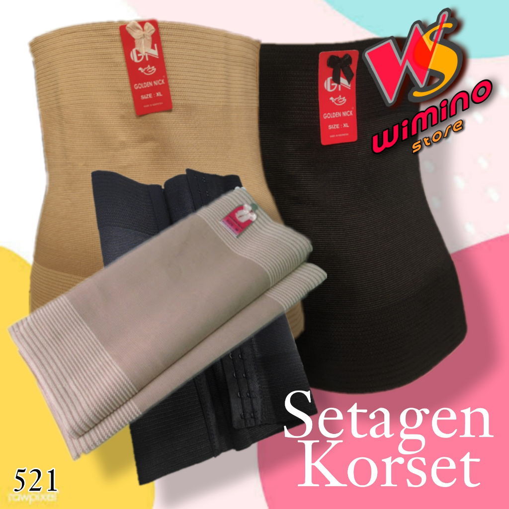 Jual W521 Golden Nick/Yutind Stagen Korset Wanita, Korset Pelangsing, Korset Melahirkan Size M ...