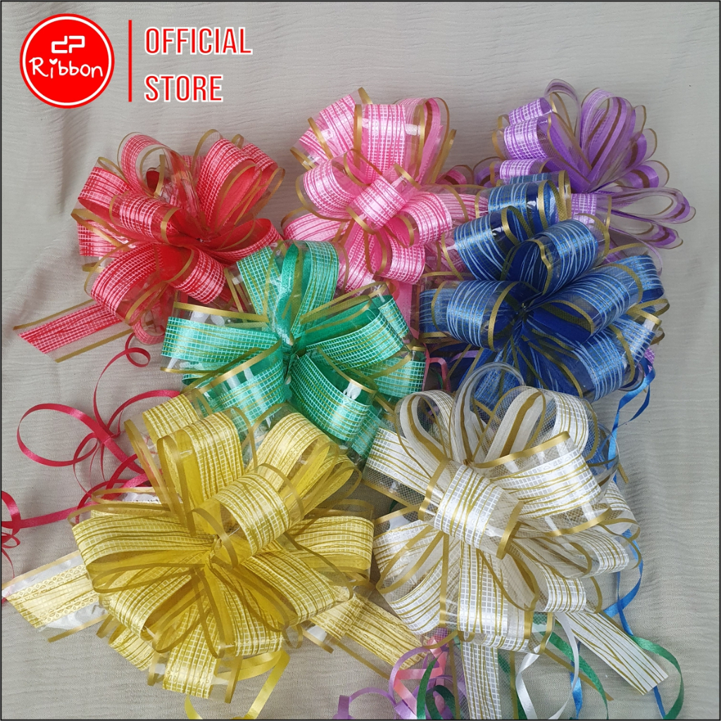 Jual Pita Tarik Pom 32mm Motif Matte Organdi RIBBON 32 mm RMB | Shopee ...