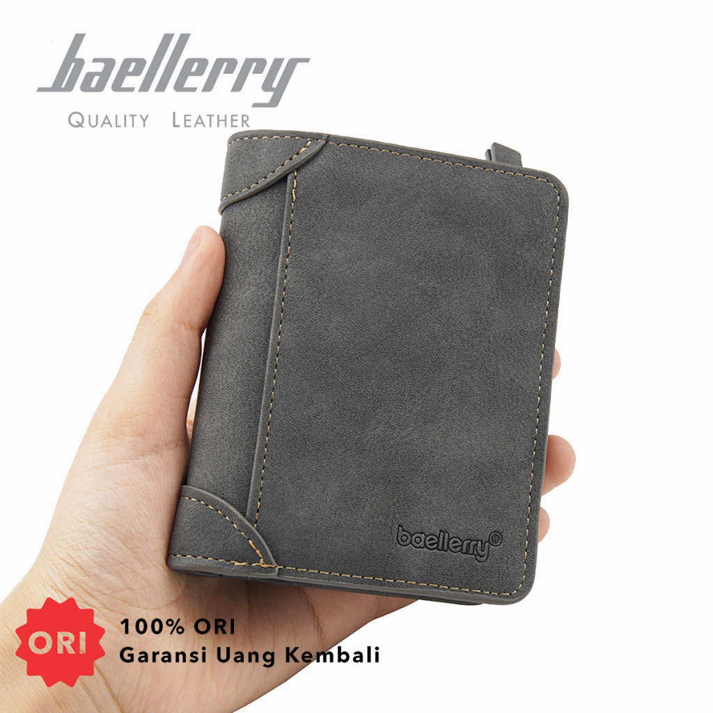 Jual BAELLERRY D9201 Dompet Pria Bahan Kulit PU Leather Premium BAEOS ...