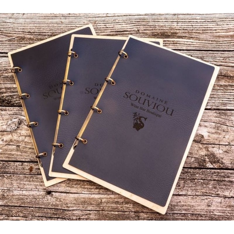 Jual Cover buku menu kayu - buku menu kayu - menu board A4 | Shopee ...