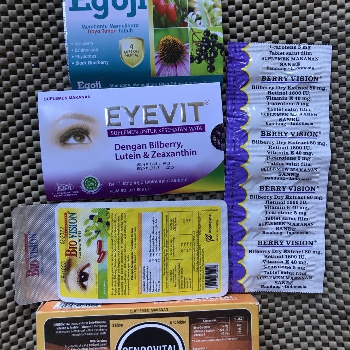 Jual Vitamin Mata : Biovision, Eyevit, Cendovital, Berry Vision, Egoji ...
