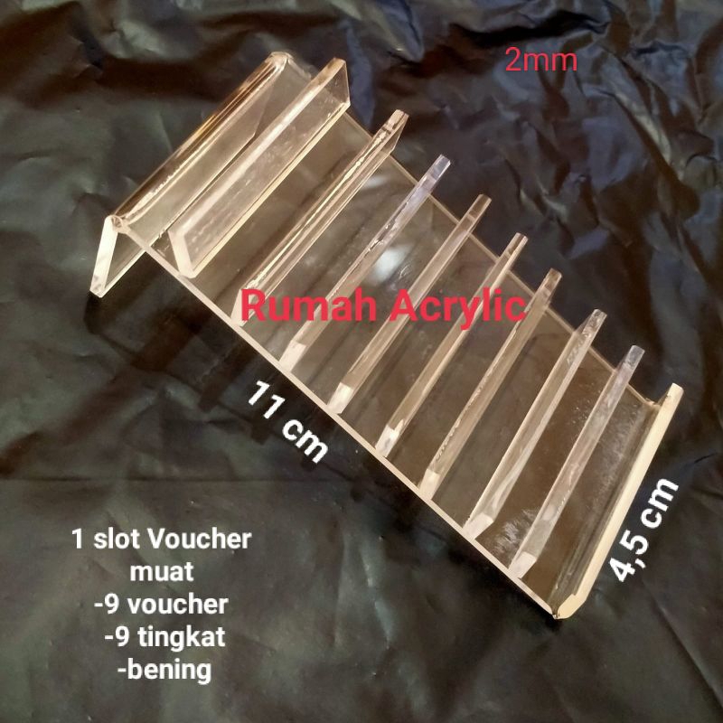 Jual AKRILIK RAK VOUCHER/ACRYLIC VOUCHER PAKET/AKRILIK RAK KARTU PAKET ...