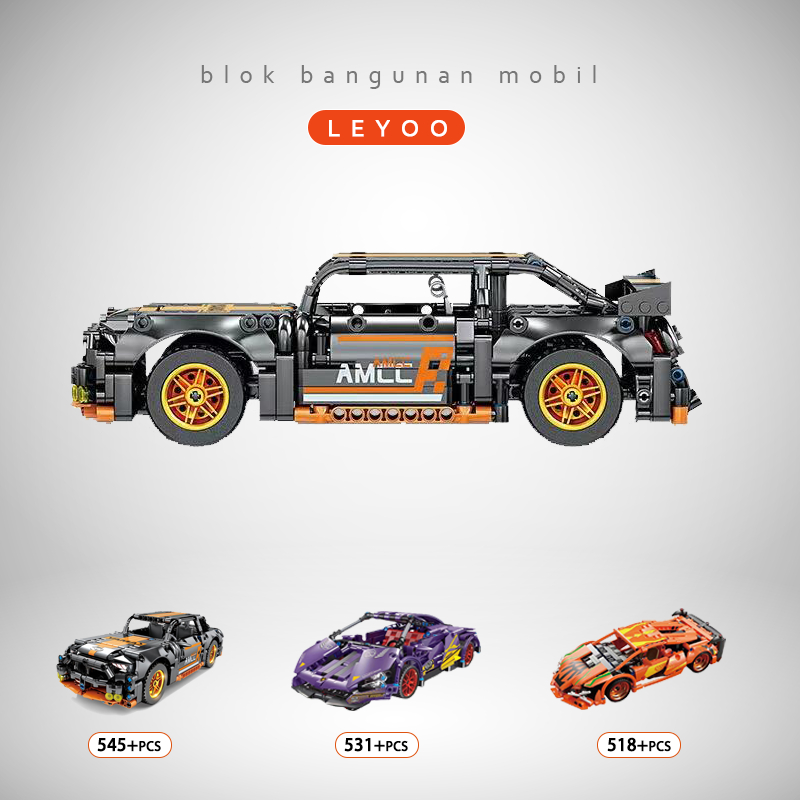 Jual Mainan Blok Bangunan Rakitan Mobil Bahan ABS/Model Blok Bangunan ...