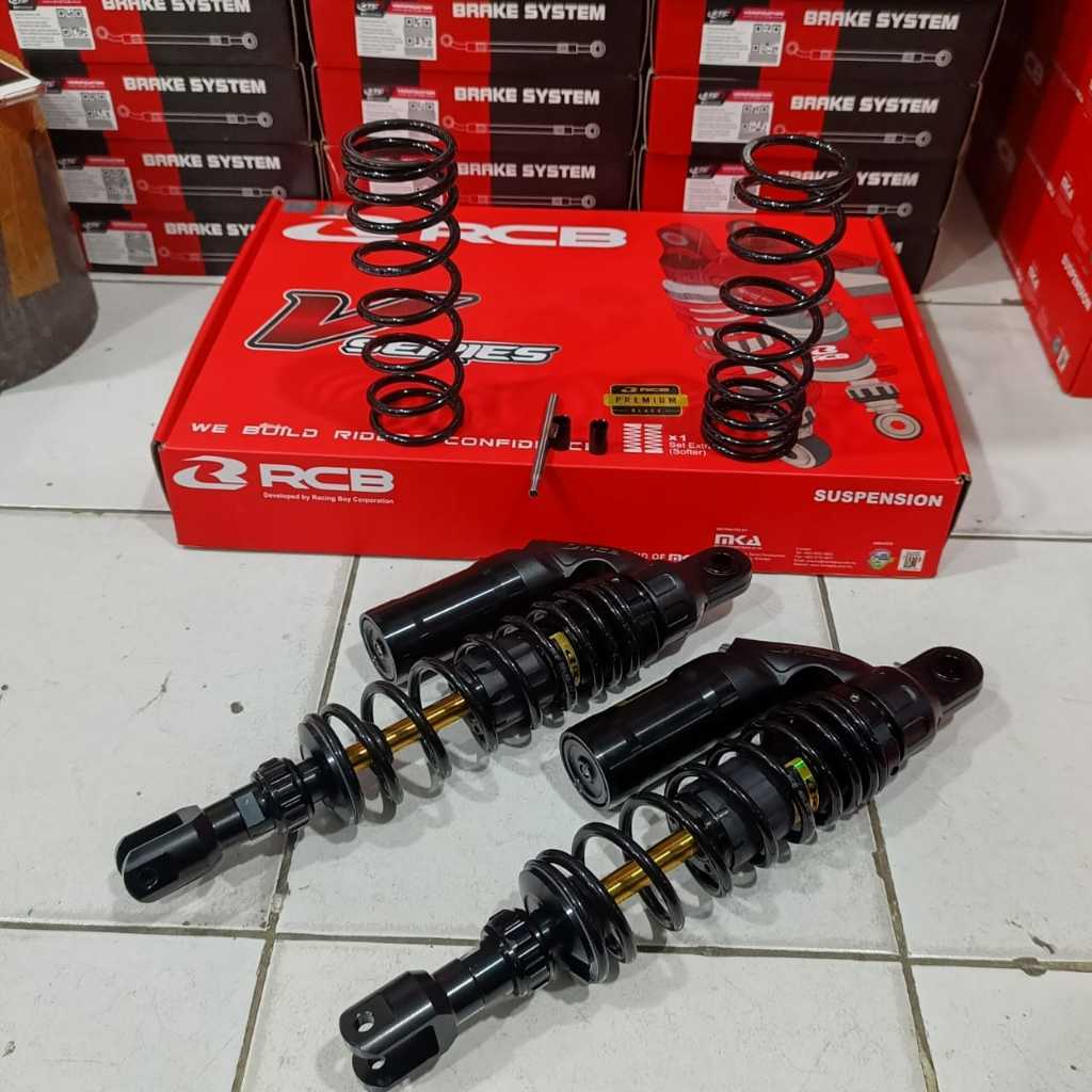 Jual SHOCK RCB NMAX OLD UKURAN 330MM VS SERIES PREMIUM RCB TABUNG GAS ...