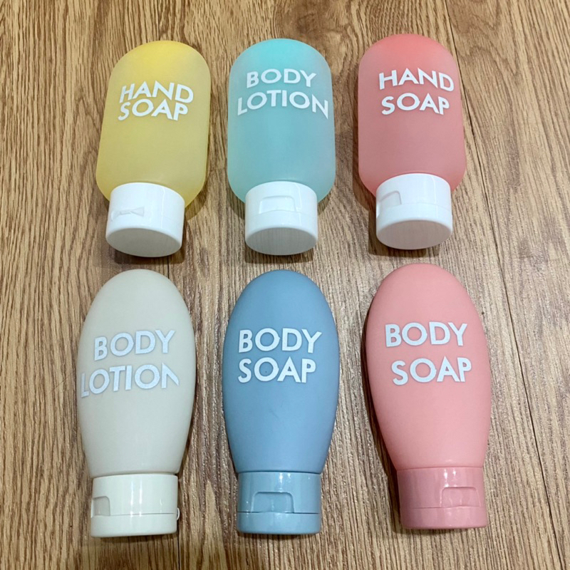 Jual Botol Refill sabun shampoo mandi portable 60ml / Travel Bottle ...