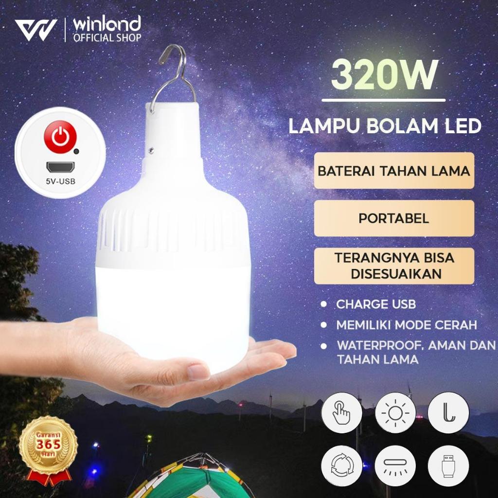 Jual Winland Modus Pengisian Bohlam Emergency Lampu cas LED LAMPU LED ...
