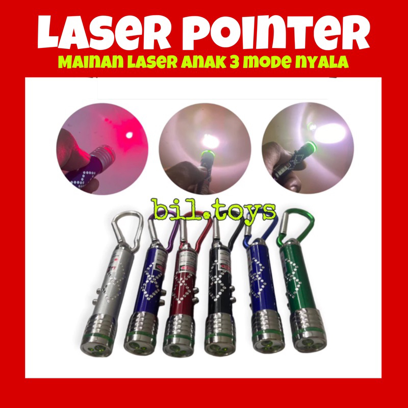 Jual MAINAN ANAK SENTER LASER 3in1 GANTUNGAN KUNCI POINTER | Shopee ...
