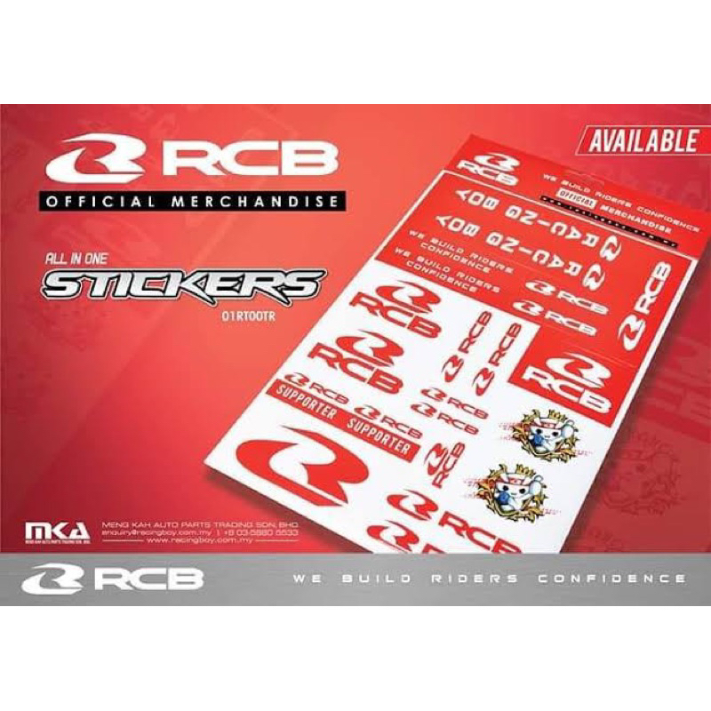 Jual stiker Set RCB Racing Boy | Shopee Indonesia