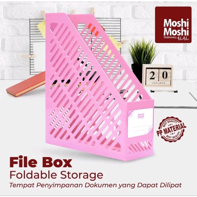 Jual box file Box lipat file box dokumen Moshi Foldable Storage Tempat Penyimpan Lipat Dokumen ...