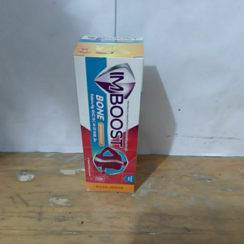 Jual Imboost Bone Effervescent isi 8 tablet Rasa Jeruk | Shopee Indonesia