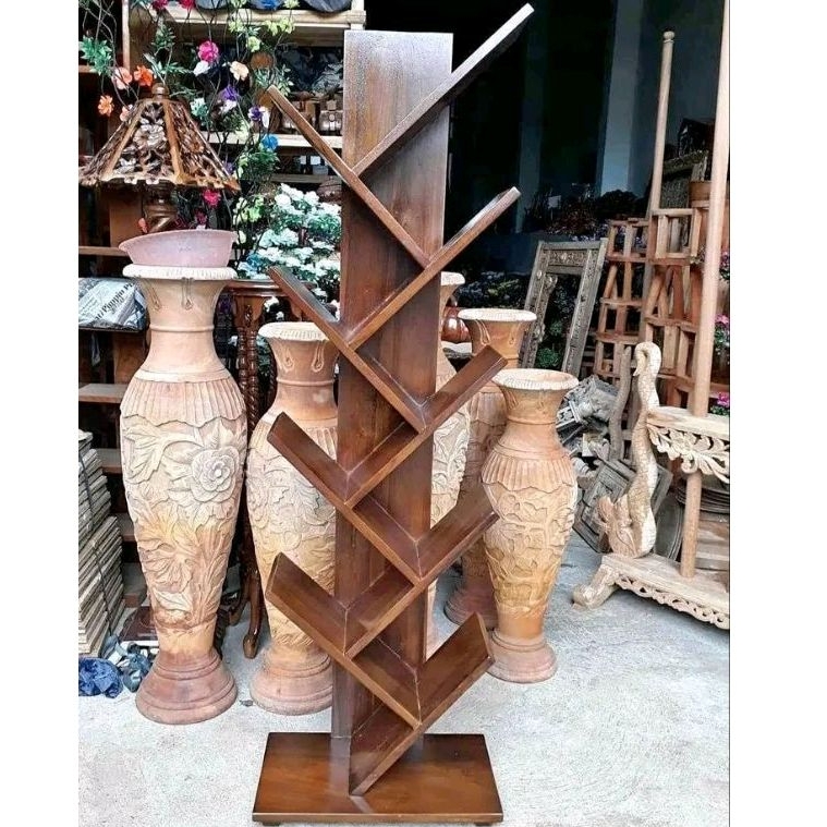 Jual RAK BUKU CANTIK ESTETIK,,SERBAGUNA KAYU JATI ASLI | Shopee Indonesia