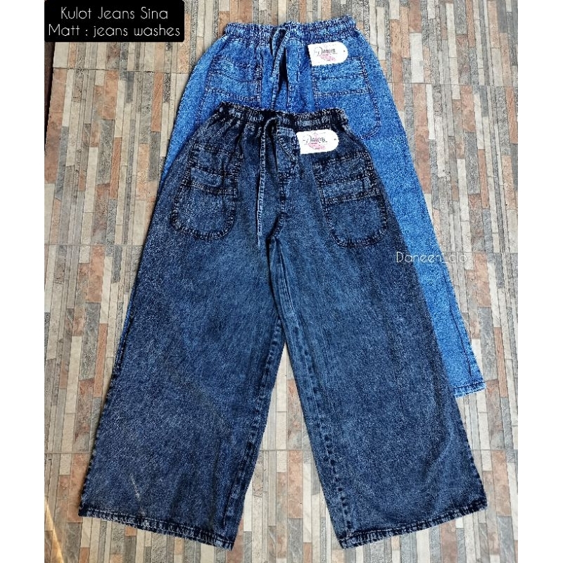Jual Kulot Jeans Sina | Shopee Indonesia