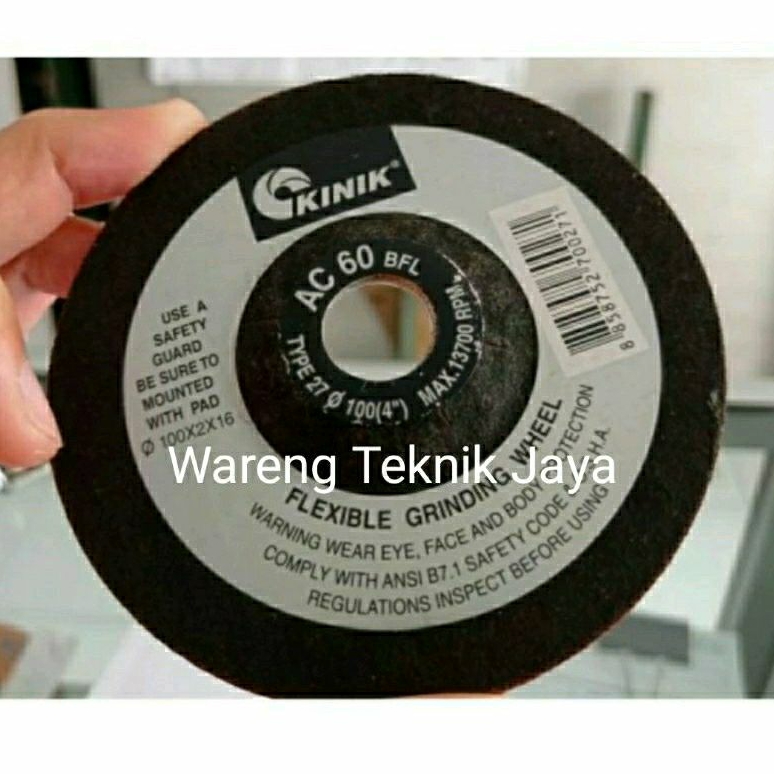Jual Mata Gerinda Plexible 4 Inch Untuk Potong Dan Poles KINIK AC 60 ...