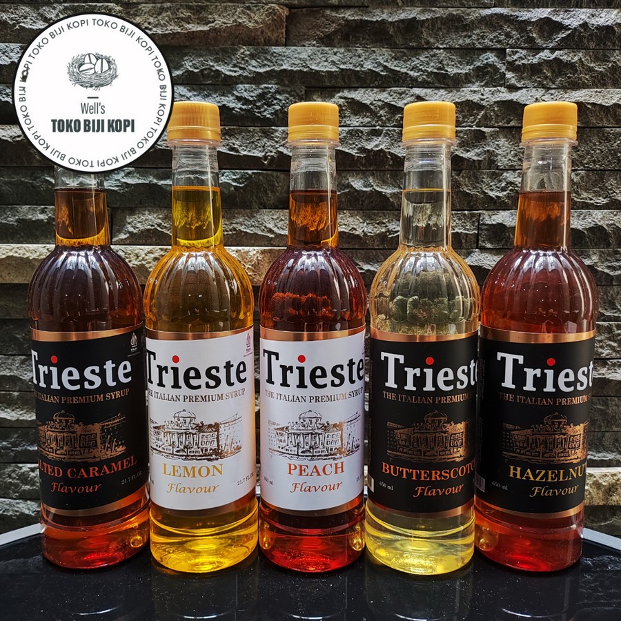 Jual Trieste Syrup Flavoured Sirup Rasa - 650 ml | Shopee Indonesia