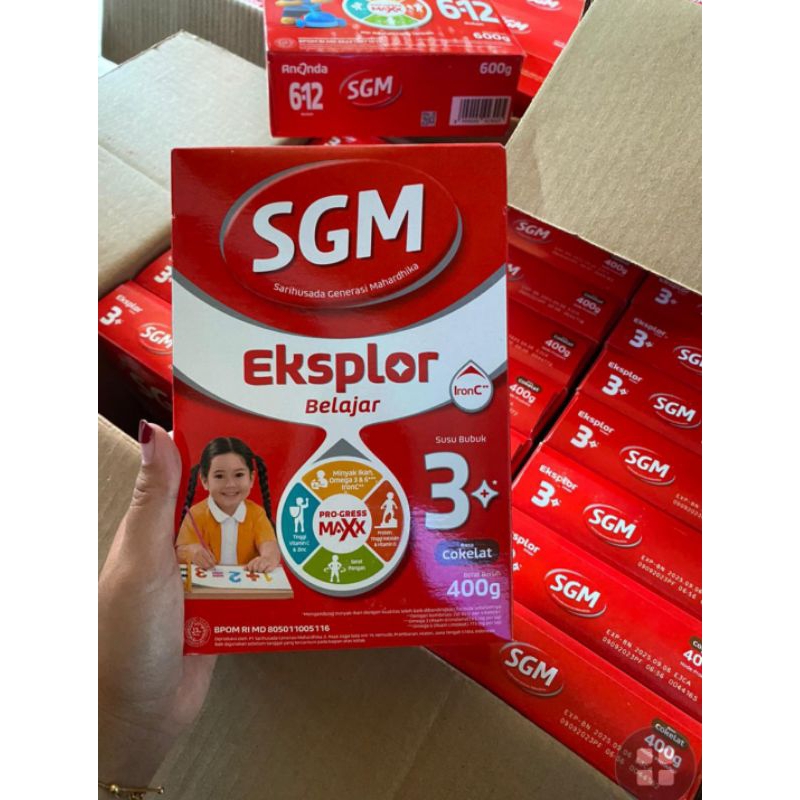 Jual SUSU SGM 3+ RASA COKLAT, ISI 400GR | Shopee Indonesia