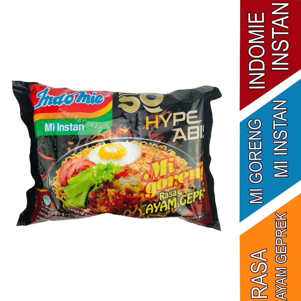 Jual Mie Goreng Rasa Ayam Geprek - Indomie - Mie Goreng Instan - 85gr ...