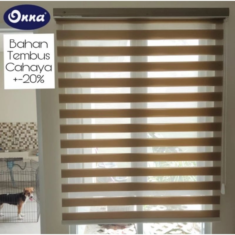Jual Onna/Rainbow Blind/Zebra blind/Combi blind/Tirai Korea | Shopee ...