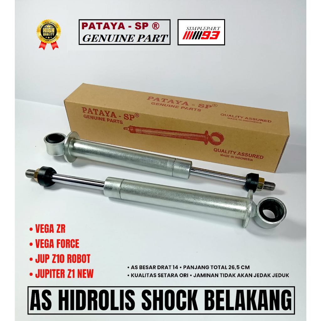 Jual AS HIDROLIS SHOCK SHOK SKOK BELAKANG MOTOR YAMAHA - VEGA ZR , VEGA ...