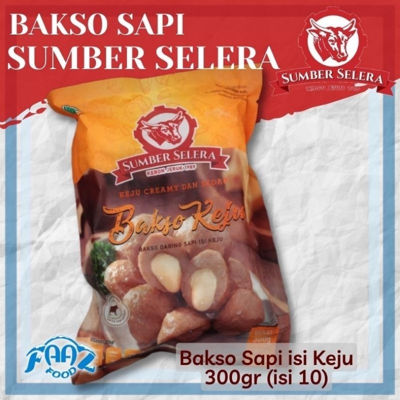 Jual Bakso Sapi Keju Sumber Selera isi 10 (Baso, Bakso Daging, Pentol ...