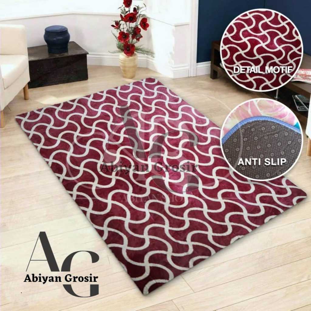 Jual Karpet Malaysia UK 95x140 (COD). Karpet Lantai Anti slip, Karpet ...