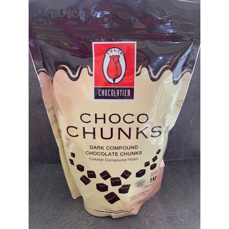 Jual Tulip Choco Chunk 1kg | Shopee Indonesia