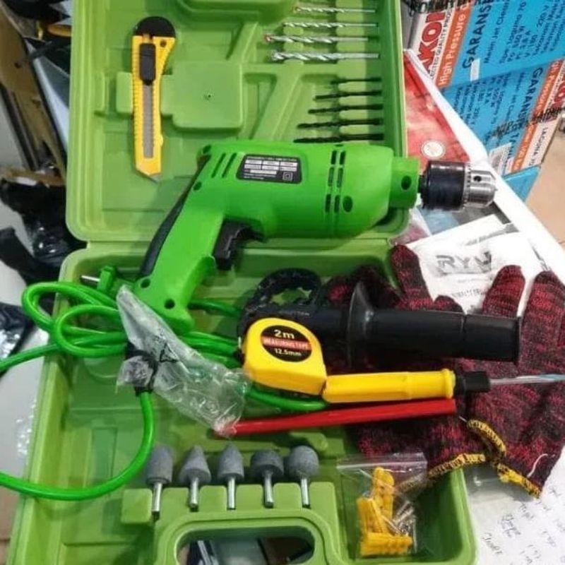 Jual RYU Mesin Bor Tembok 13mm Impact Drill/ Mesin Bor Bobok Beton 13mm ...