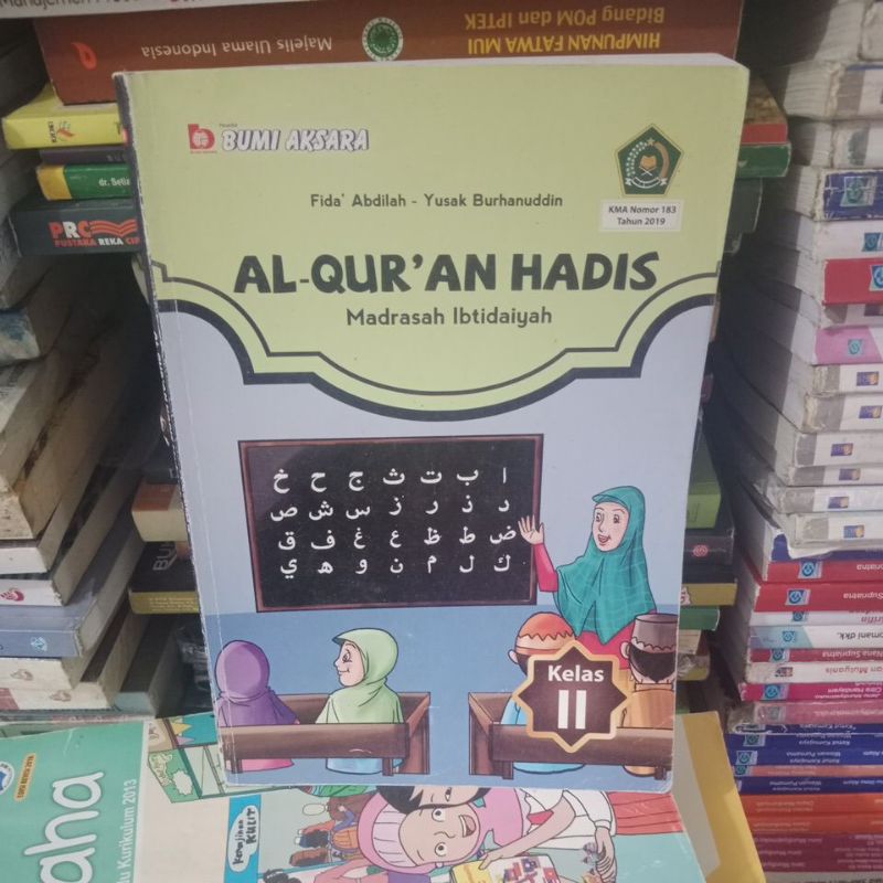 Jual buku AL-qur'an hadis MI kelas 2 penerbit bumi aksara | Shopee Indonesia