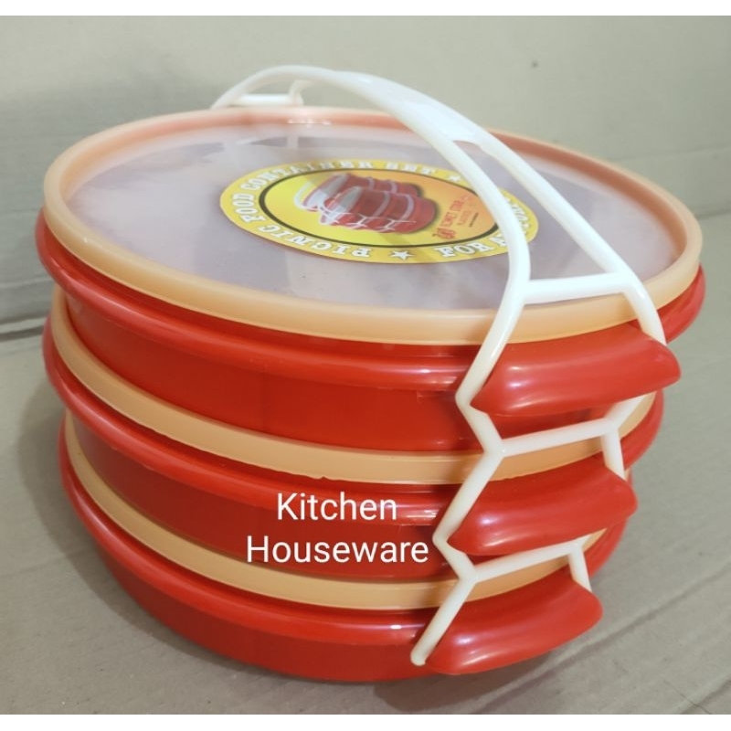 Jual Rantang Makanan Catering Wadah Makanan Susun 3 Plastik Katering ...