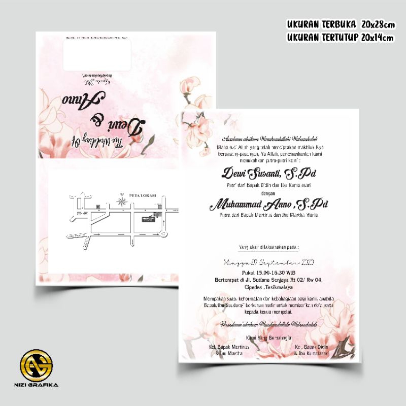 Jual Undangan pernikahan & khitan elegan, simpel, murah dan berkualitas ...