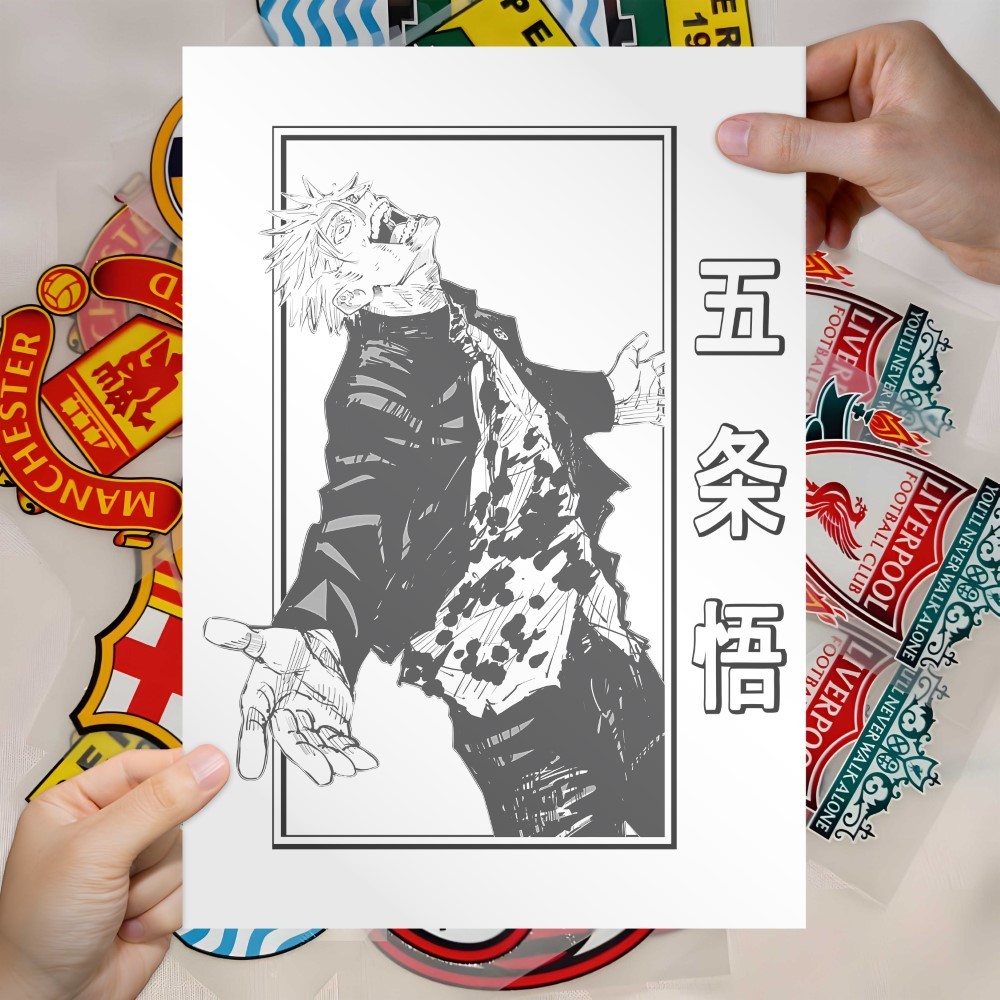 Jual Sablon Print DTF Digital Anime Jujutsu Kaisen Young Gojo Satoru ...