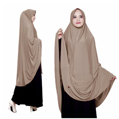 Jual JILBAB KHIMAR JUMBO/HIJAB PED ANTEM/INSTAN BERGO SYAR'I/JILBAB BAGUS MURAH | Shopee Indonesia