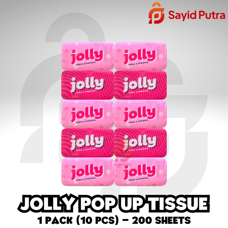 Jual TISSUE JOLLY POP UP 1 PACK (10 pcs) | Shopee Indonesia