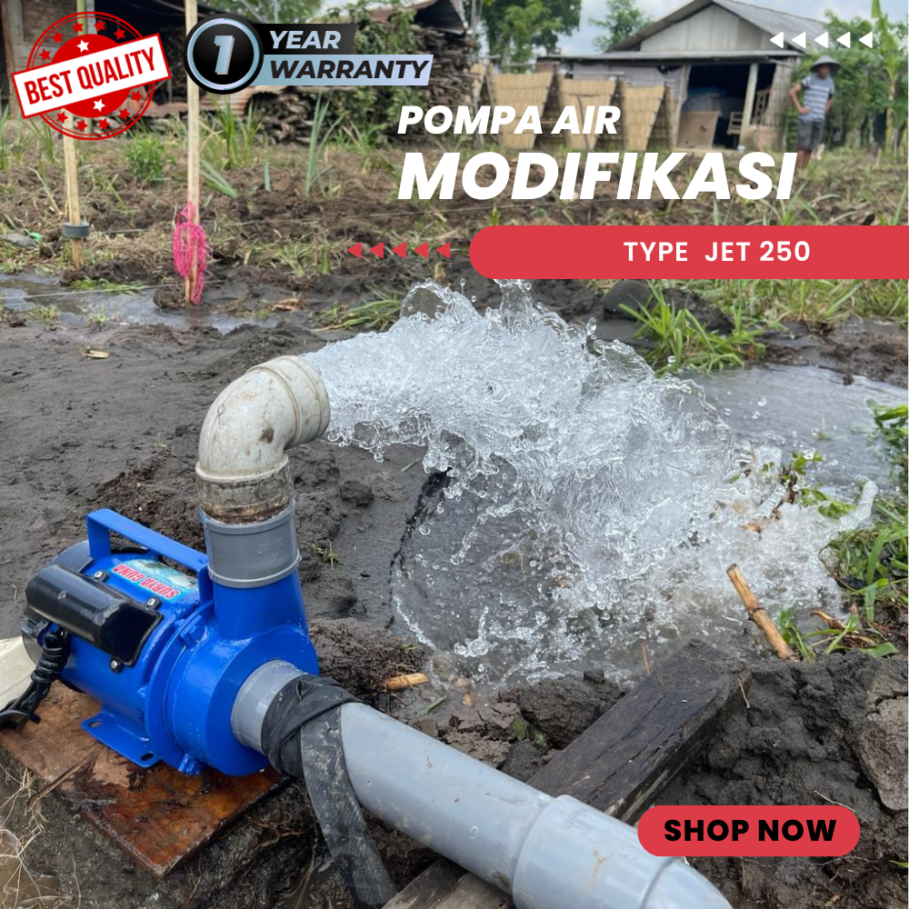 Jual harga pompa air kolam type jet 250 pompa air modifikasi tulungagung hemat listrik watt ...