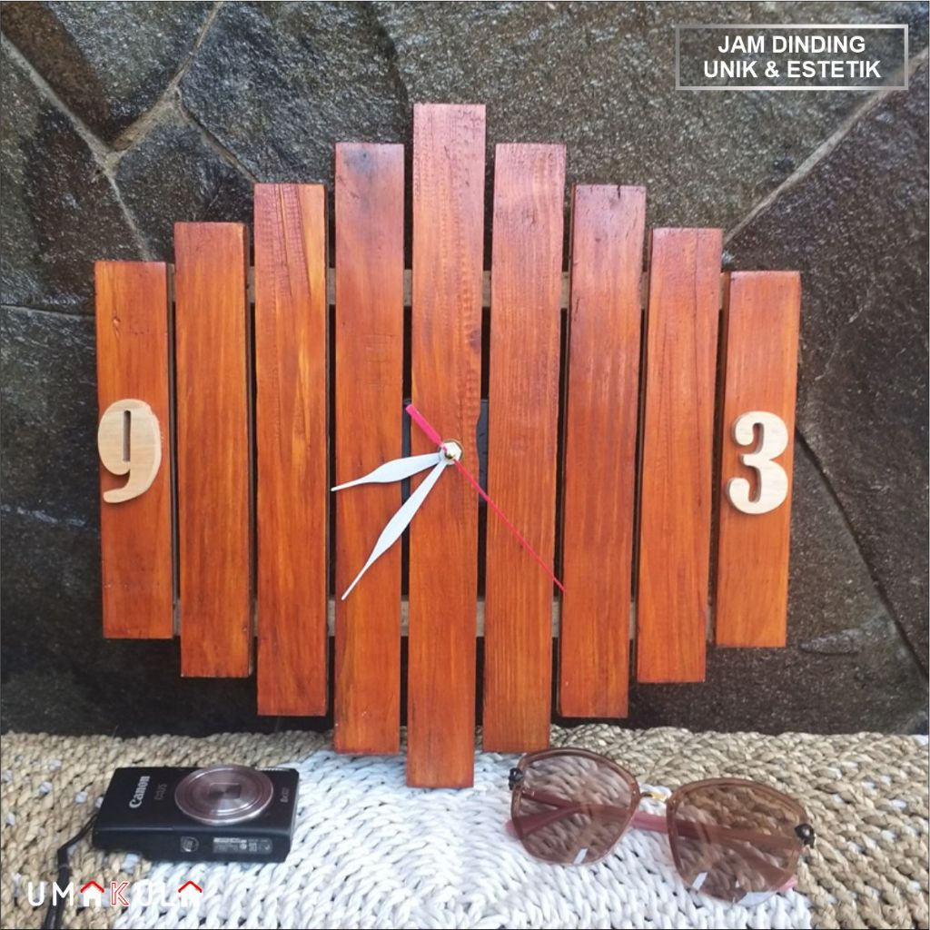 Jual JAM DINDING KAYU JATI BELANDA SOLID UNIK MEWAH RUANG TAMU ...