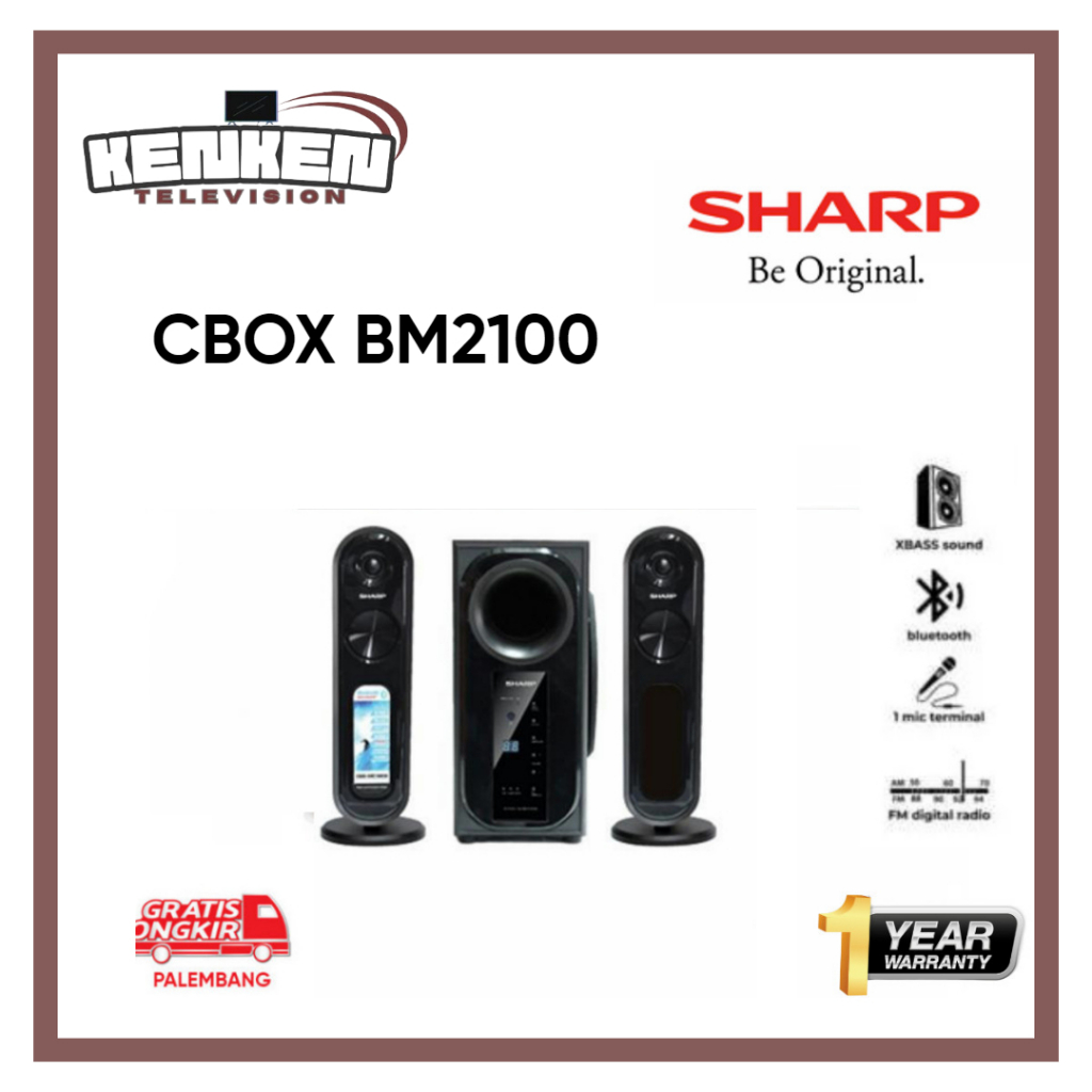 Jual Speaker Bluetooth Sharp CBOX-BM2100 Speaker Sharp | Shopee Indonesia