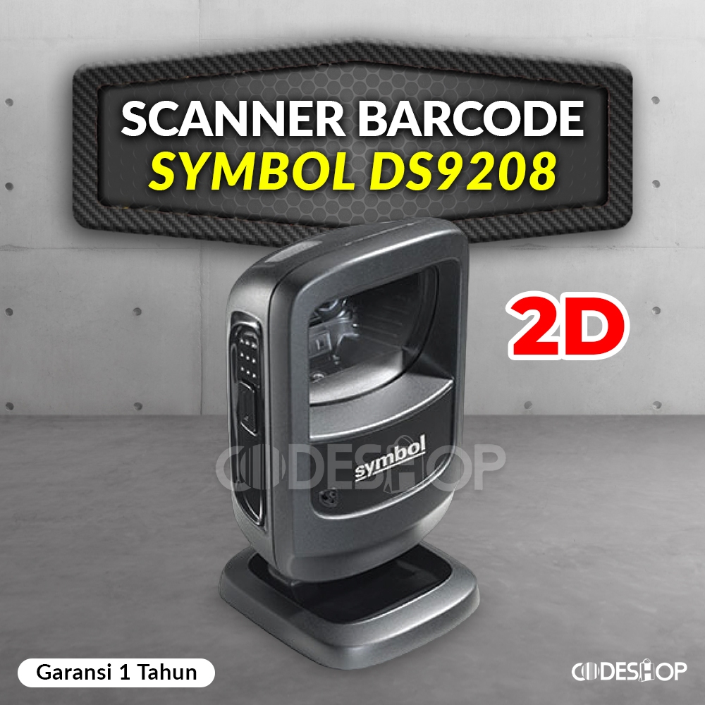 Jual Barcode Scanner Symbol DS9208 - 2 Dimensi ( QR CODE E-FAKTUR PDF ...