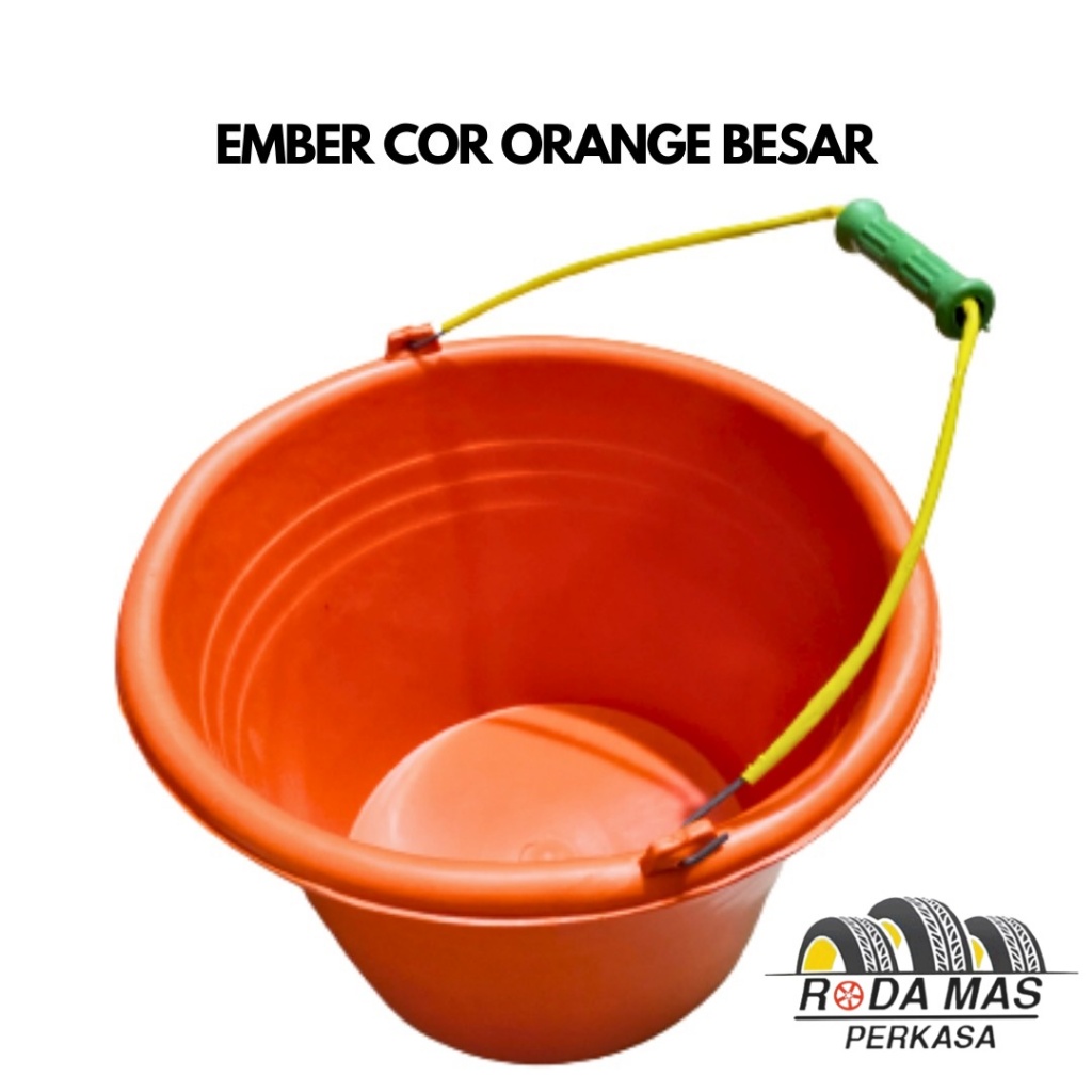 Jual Ember cor merah besar / ember cor besar / ember murah 18 inch RMP ...