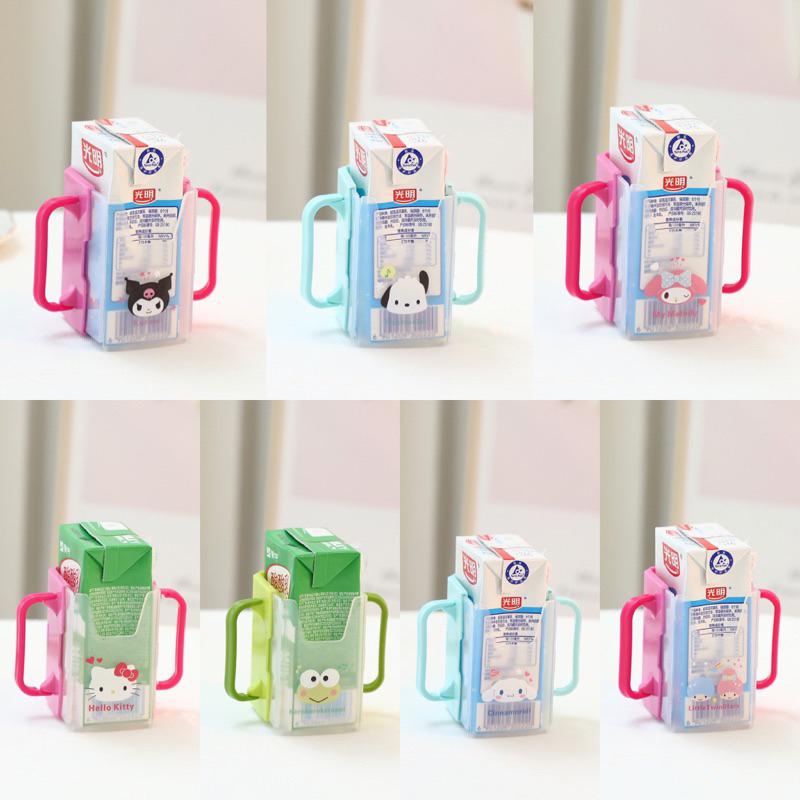 Jual Tempat Kotak Minum Susu Karakter Sanrio Kuromi Pochaco Keropi ...