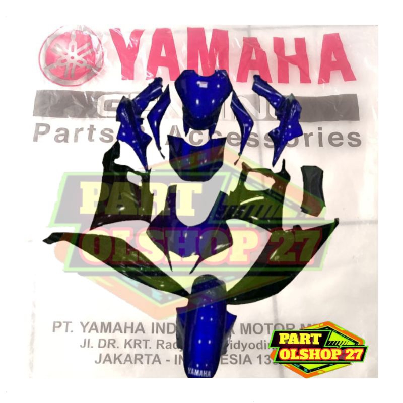 Jual COVER BODY HALUS FULL SET YAMAHA R25 V2 2019 BIRU ASLI ORIGINAL ...