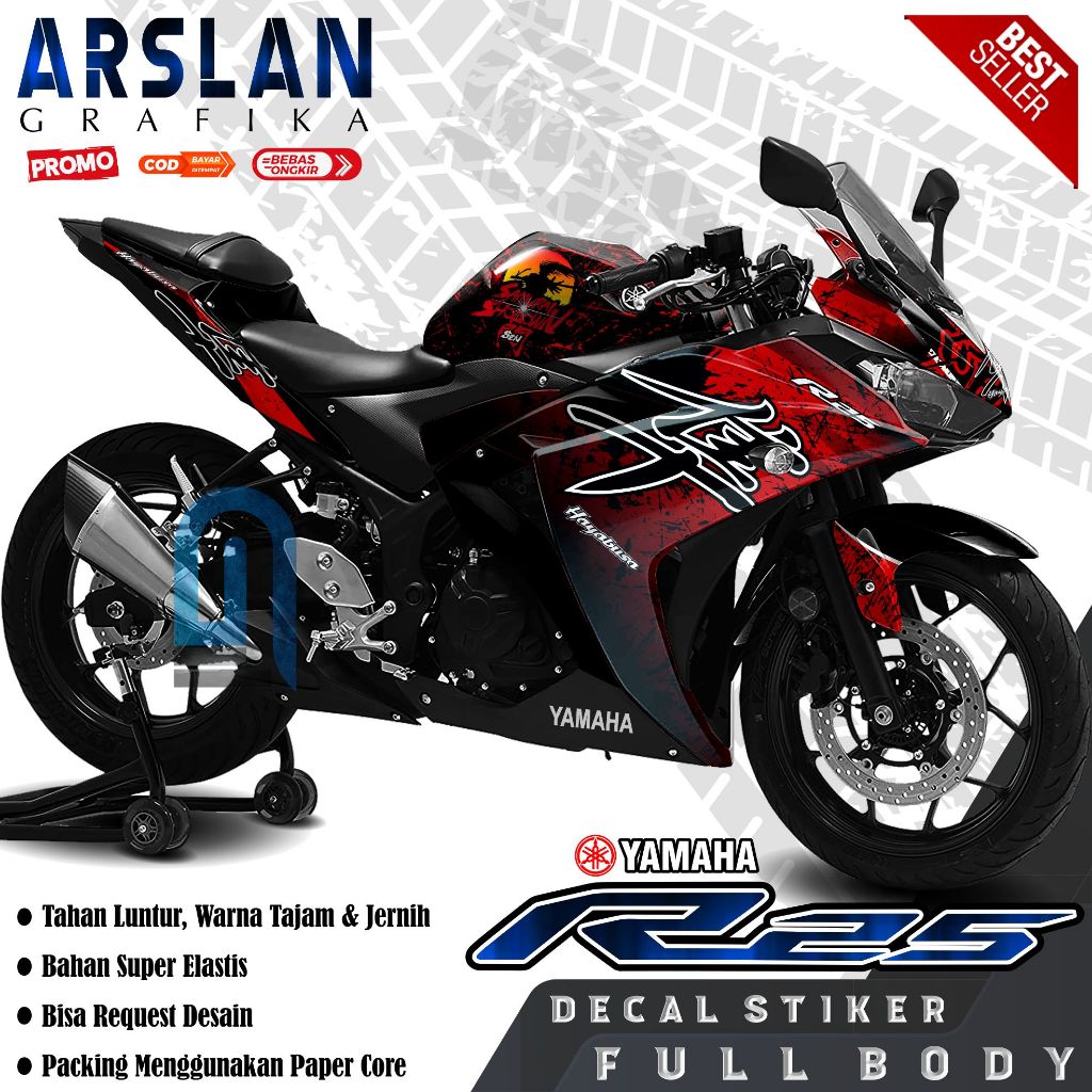 Jual Decal R25 OLD Full Body Stiker R25 OLD Full Body Variasi / Desain ...