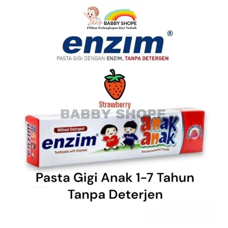 Jual Enzim Pasta Gigi Anak 63gr - Odol Enzim Anak Rasa Buah dengan 4 ...