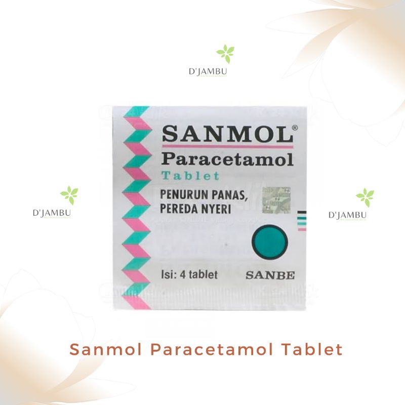 Jual Sanmol Paracetamol 500mg Isi 4 Tablet | Shopee Indonesia