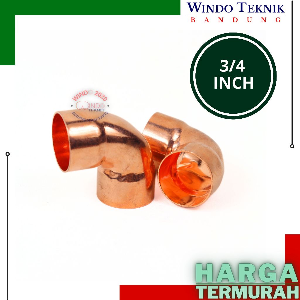 Jual ELBOW TEMBAGA 3/4" | KENI CHOPPER | KNEE TEMBAGA | ELBO COPPER ELBOU TEMBAGA FITTING PIPA 3 ...