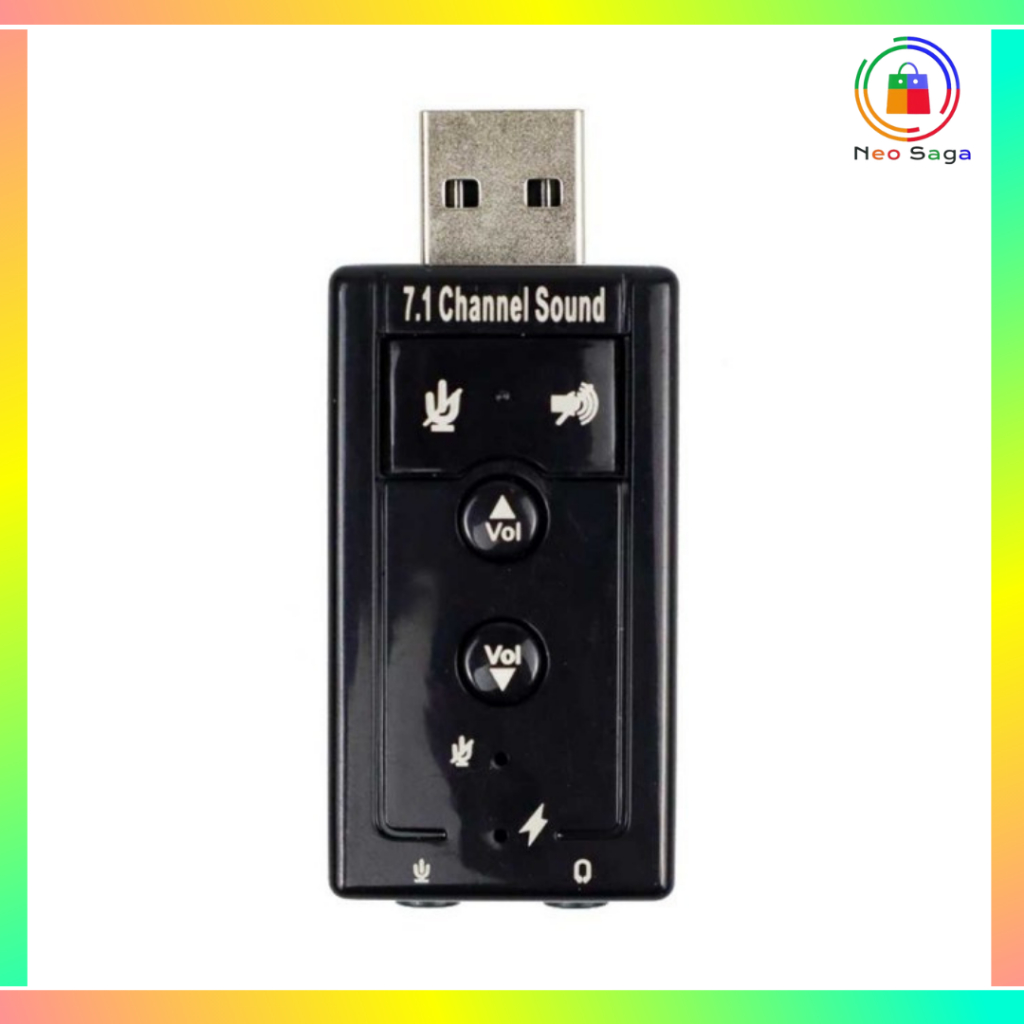 Jual Adapter Audio Sound Card USB 2.0 To Virtual 7.1 Channel | Shopee ...